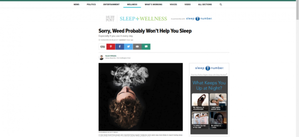 Marijuana Could Hurt Your Sleep More Than Help It