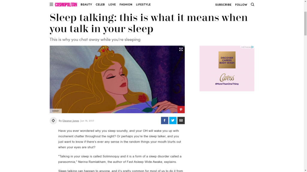 Sleep Talking: Why Exactly People Tend To Do This